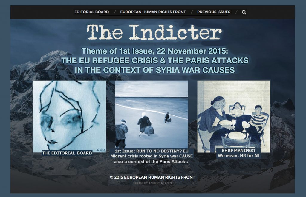 new announcing The Indicter – The Indicter